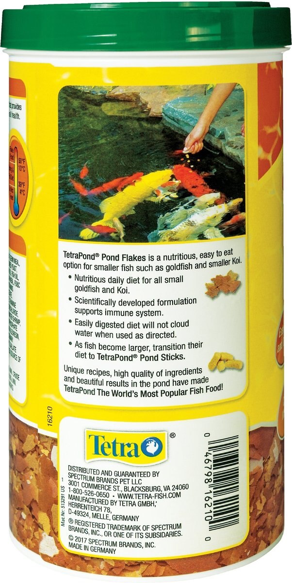 TETRA Pond Flakes Small Fish Food, 6.35-oz jar - Chewy.com