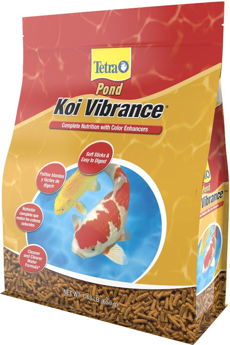 TETRA Pond Koi Vibrance Color Enhancing Sticks Koi & Goldfish Food, 1. ...
