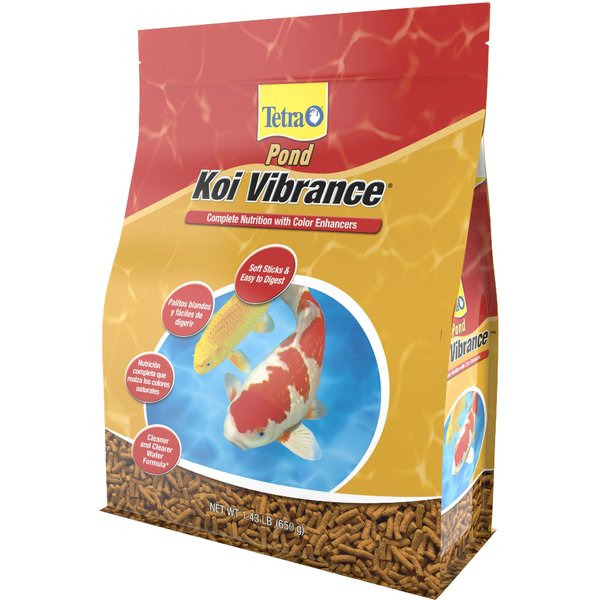TETRA Pond Koi Vibrance Color Enhancing Sticks Koi & Goldfish Food, 1. ...
