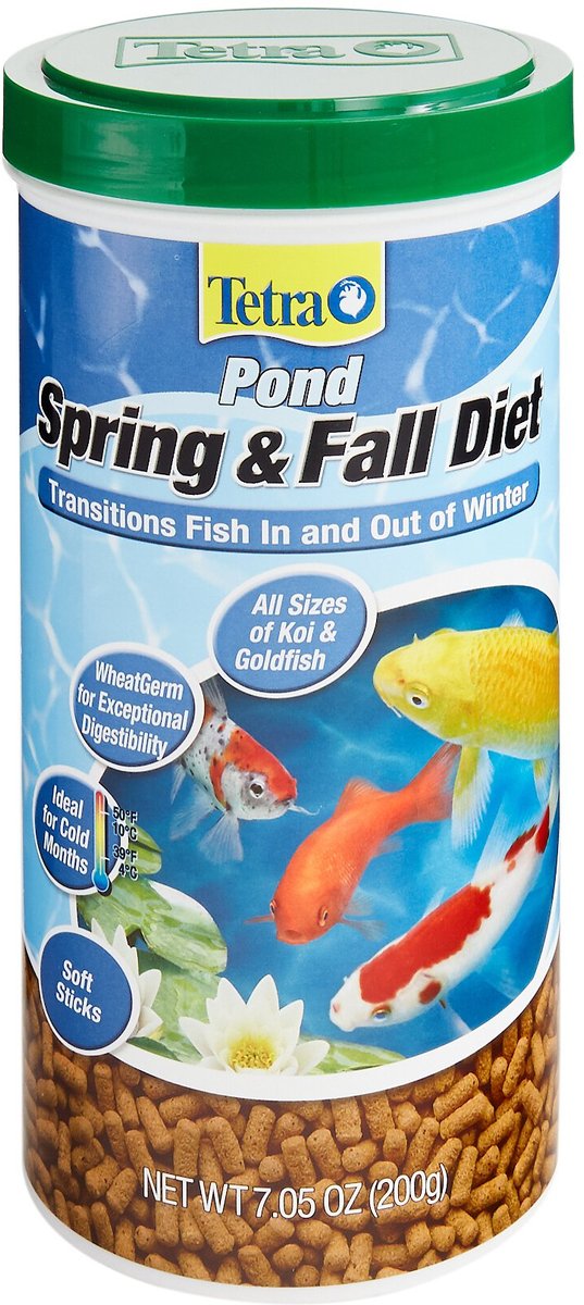 TETRA Pond Spring & Fall Diet Transitional Fish Food, 7.05-oz jar ...