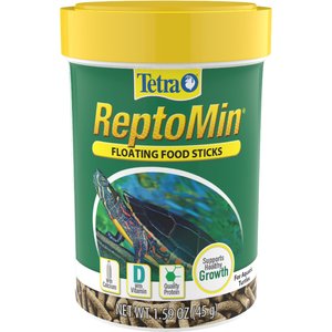 TETRA ReptoMin Floating Sticks Turtle & Amphibian Food, 3.7-oz jar ...