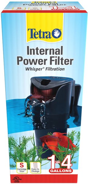 TETRA Whisper Aquarium Internal Filter, Black, 4-gal - Chewy.com