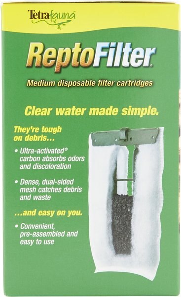 TETRAFAUNA ReptoFilter Cartridges Replacements, 9 Count, Medium, 90 GPH ...
