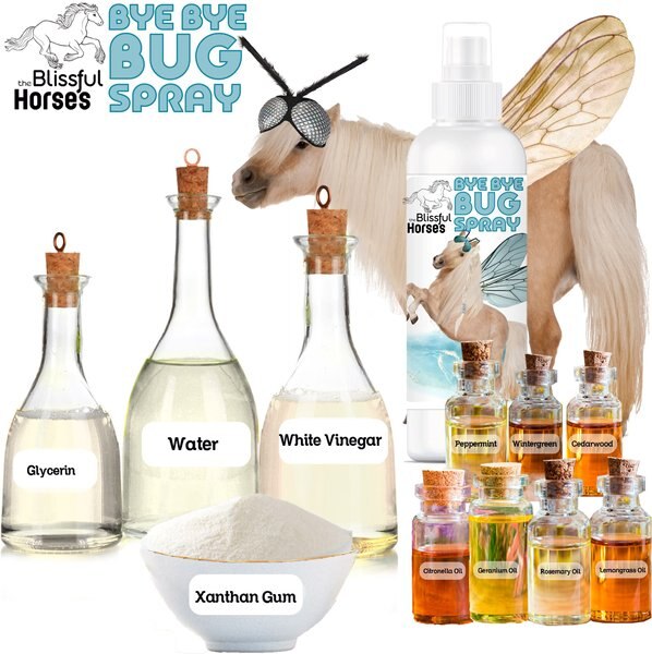 THE BLISSFUL DOG Bug Off Horse Bug Repellent Spray, 16-fl oz bottle ...