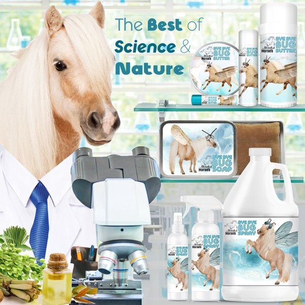 THE BLISSFUL DOG Bug Off Horse Bug Repellent Spray, 16-fl oz bottle ...