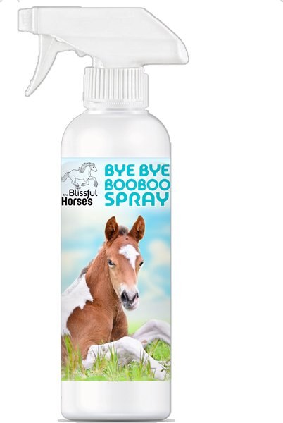 THE BLISSFUL DOG Bye Bye Boo Boo Horse Skin Spray, 16-fl oz bottle ...