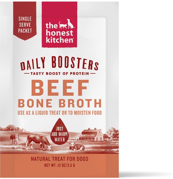 THE HONEST KITCHEN Daily Boosters Beef Bone Broth with Turmeric for ...