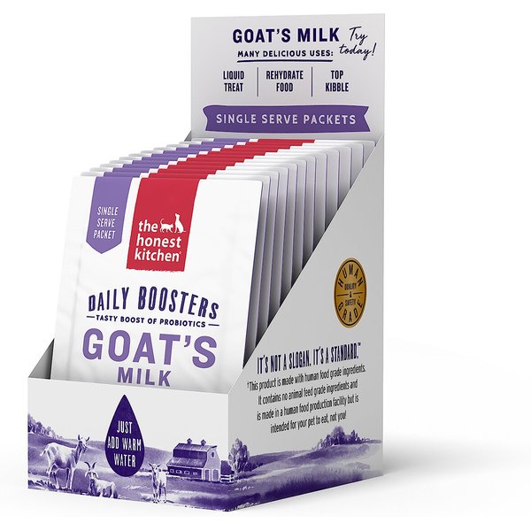 THE HONEST KITCHEN Daily Boosters Instant Goat's Milk with Probiotics ...