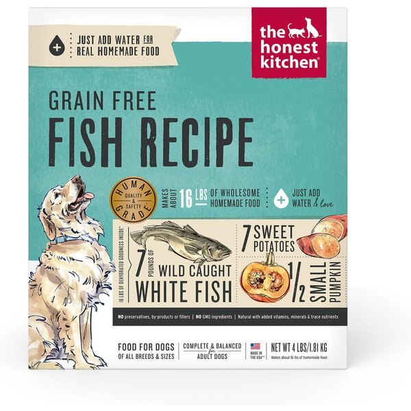 THE HONEST KITCHEN Limited Ingredient Diet Fish Recipe Grain-Free ...