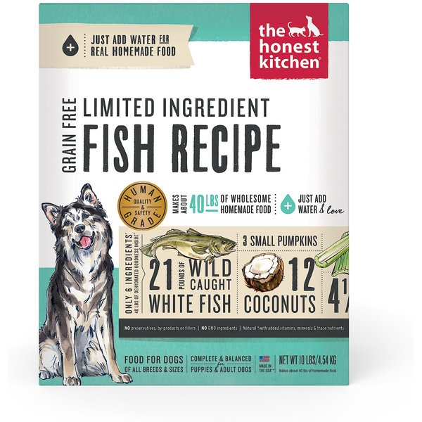 THE HONEST KITCHEN Limited Ingredient Diet Fish Recipe Grain-Free ...