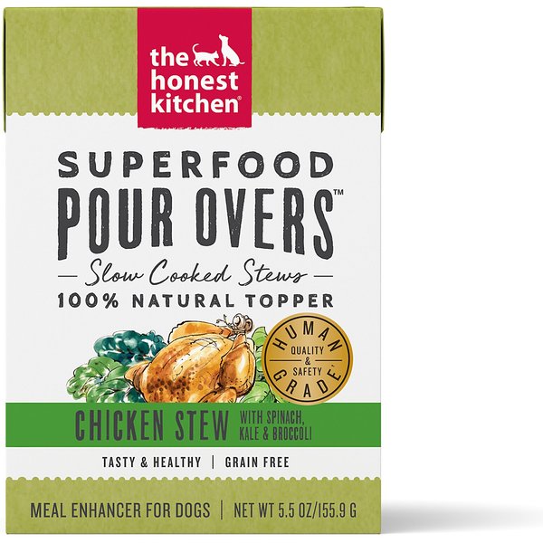 THE HONEST KITCHEN Functional POUR OVERS Skin & Coat Salmon Stew Dog ...