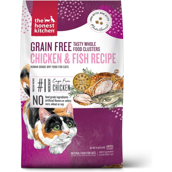 THE HONEST KITCHEN Human Grade Whole Food Clusters Grain-Free Chicken ...