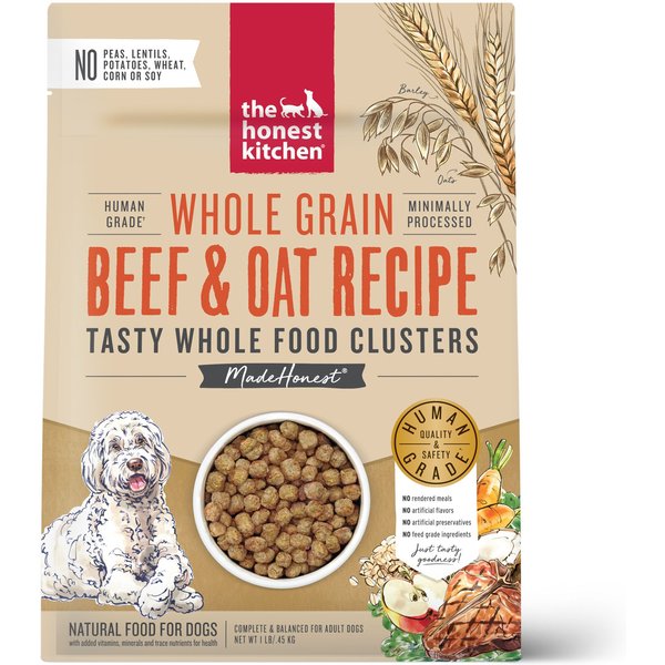 THE HONEST KITCHEN Whole Food Clusters Whole Grain Beef & Oat Dry Dog ...