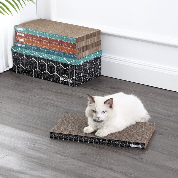 Out of Stock - THE LICKER STORE Naomi Modern 17-in Cardboard Reversible Cat Scratcher Pad in Box ...