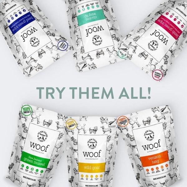 THE NEW ZEALAND NATURAL PET FOOD CO. Woof Wild Goat Grain-Free Freeze ...