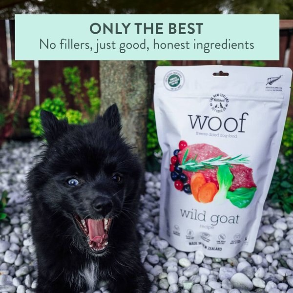 THE NEW ZEALAND NATURAL PET FOOD CO. Woof Wild Goat Grain-Free Freeze ...