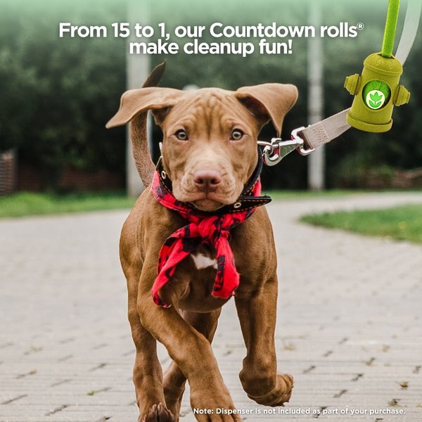 THE ORIGINAL POOP BAGS Countdown USDA Certified Biobased Rolls ...