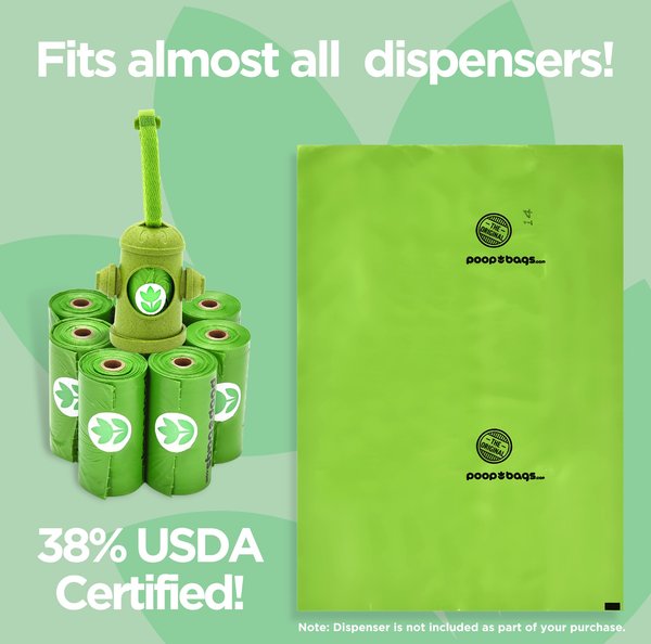 THE ORIGINAL POOP BAGS Countdown USDA Certified Biobased Rolls ...