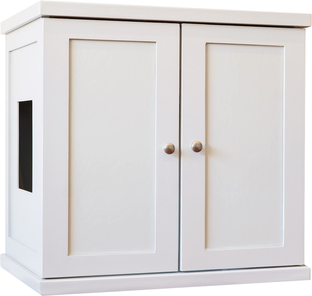 THE REFINED FELINE Refined Deluxe Cat Litter Box, White, Large - Chewy.com