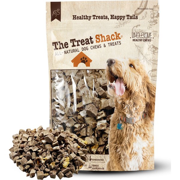 THE TREAT SHACK Single Ingredient Pork Hearts Freeze-Dried Dog & Cat ...
