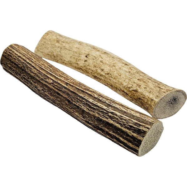 THE TREAT SHACK 8 to 9-in Split Elk Antler Dog Treats, X-Large, 2 count ...
