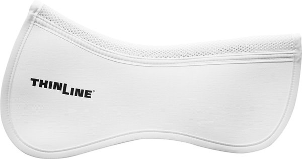 THINLINE Perfect Fit Horse Half Saddle Pad, White, Small - Chewy.com