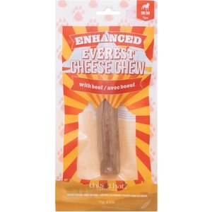 THIS AND THAT CANINE COMPANY Enhanced Medium Everest Cheese Chew Beef ...
