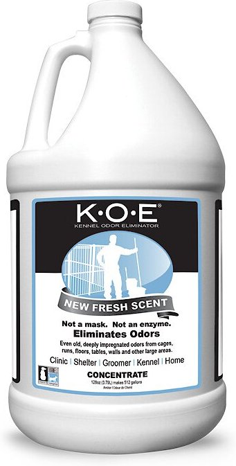 THORNELL K.O.E. Kennel Odor Eliminator Concentrate Fresh Scent, 1-gal ...