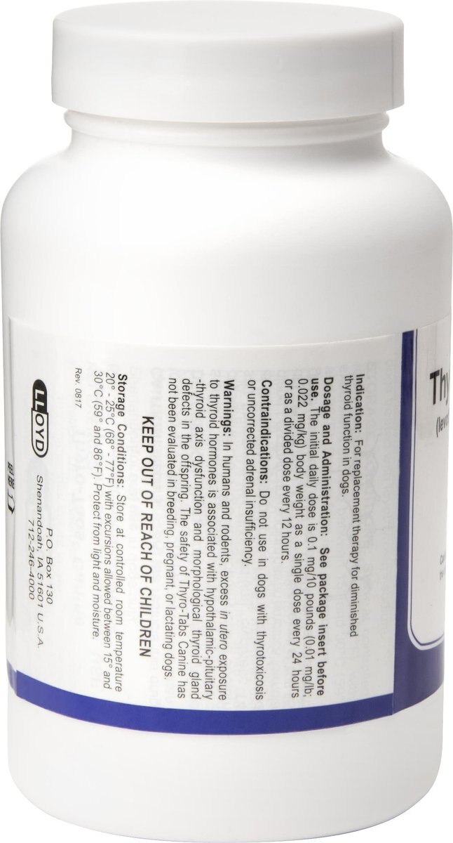 THYRO-TABS (Levothyroxine Sodium) Tablets, 0.2-mg - Easy Refills | Chewy Rx