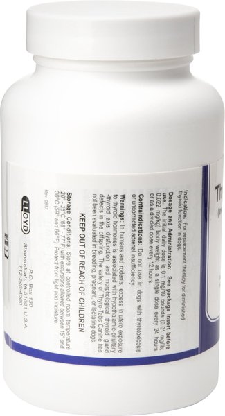 THYRO-TABS (Levothyroxine Sodium) Tablets, 0.5-mg - Easy Refills | Chewy Rx