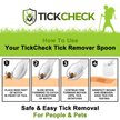 TICKCHECK Remover Spoon with Tick ID Card, 3-pack - Chewy.com