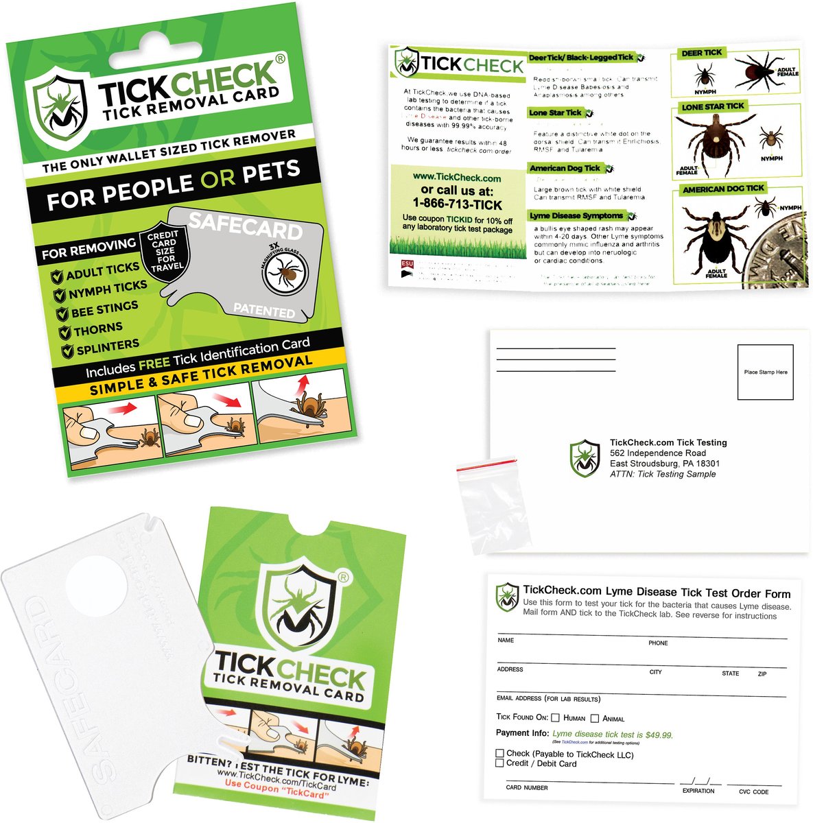 TICKCHECK Wallet Sized Tick Removal Card - Chewy.com