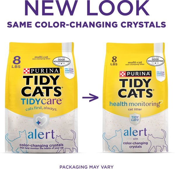 TIDY CATS Tidy Care Alert Health Monitoring Unscented Non-Clumping Cat ...
