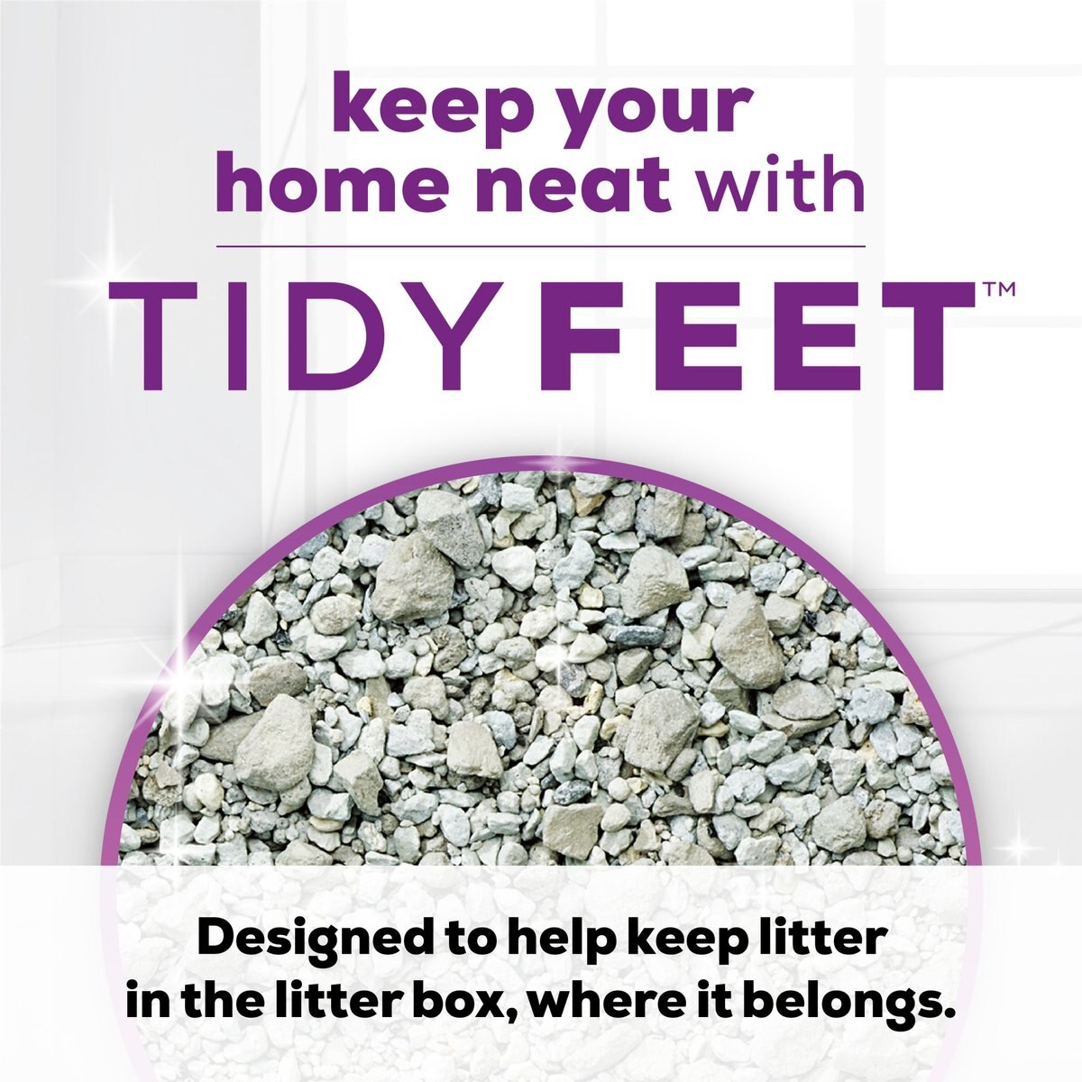 TIDY CATS Tidy Feet Low Tracking Clean Linen Scented Clumping Clay Cat ...