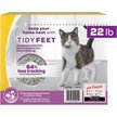 TIDY CATS Tidy Feet Low Tracking Unscented Clumping Clay Cat Litter, 22 ...