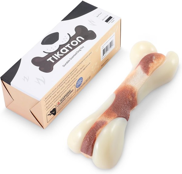 TIKATON Bacon Flavored Dog Chew Toy, Medium - Chewy.com