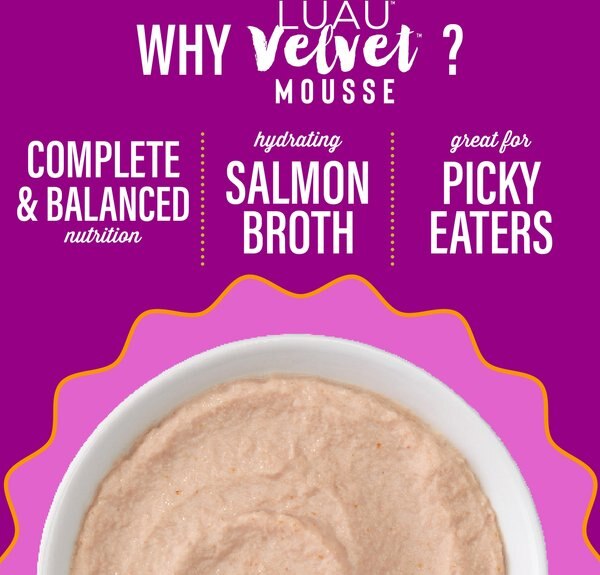 TIKI CAT Luau Velvet Mousse Salmon Grain-Free Wet Cat Food, 2.8-oz ...