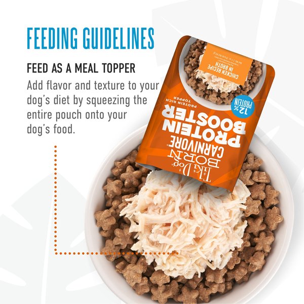 TIKI DOG Born Carnivore Protein Booster Variety Pack Grain-Free Dog ...