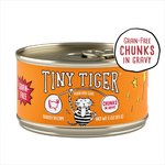 TINY TIGER Grain-Free Chunks in EXTRA Gravy Chicken Recipe Canned Cat ...