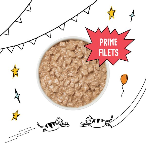 TINY TIGER Prime Filets Chicken Dinner in Gravy Canned Cat Food, 5.5-oz ...