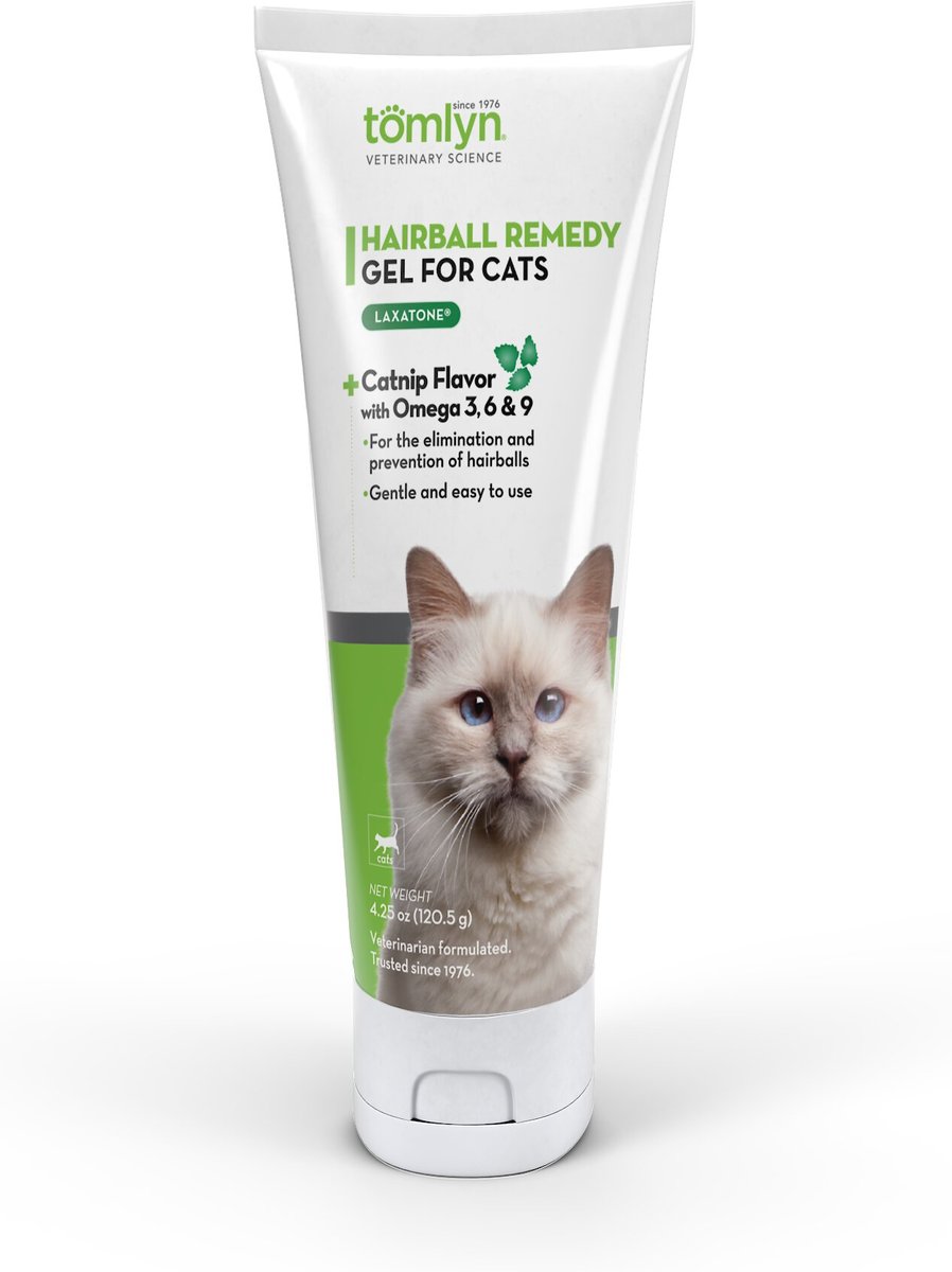 TOMLYN Laxatone Catnip Flavored Gel Hairball Control Supplement for ...