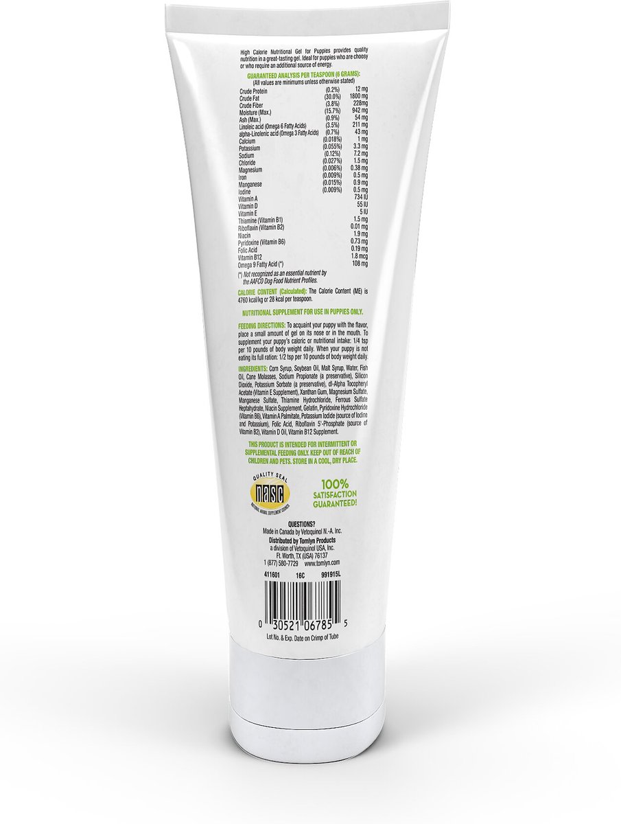 TOMLYN Nutri-Cal Malt Flavored Gel High Calorie Supplement for Puppies ...