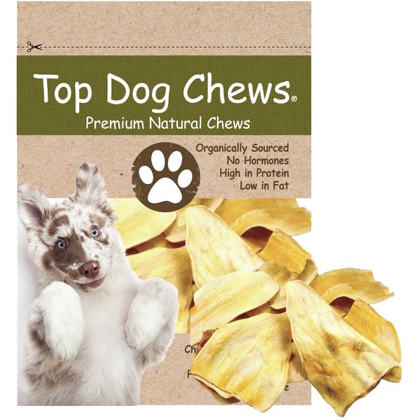 HOTSPOT PETS Whole Cow Ears with Base Dog Chew Treats, Large, 25 count ...
