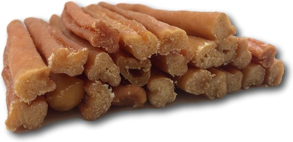 TOP DOG CHEWS Round Turkey Tendon Dog Treats, 10-oz bag - Chewy.com