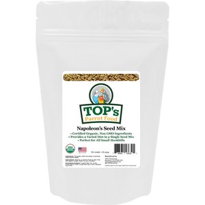 TOP'S PARROT FOOD Organic Mini Pellets Bird Food, 4-lb bag - Chewy.com