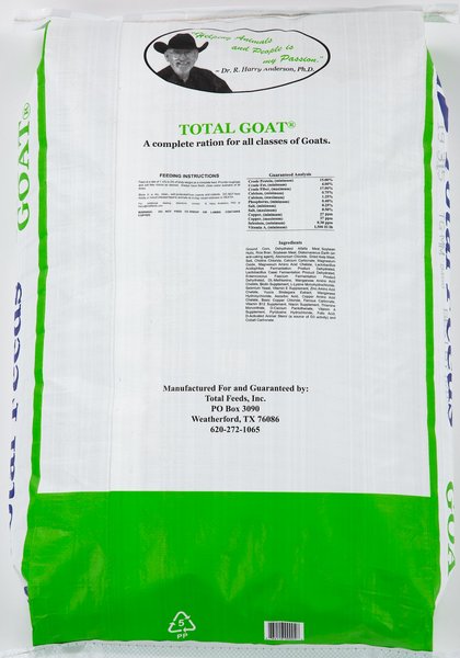 TOTAL FEEDS Total Goat Food, 40-lb bag - Chewy.com