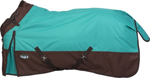 TOUGH1 1200D Turnout Blanket with Snuggit, 300-g, Turquoise, 84-in ...