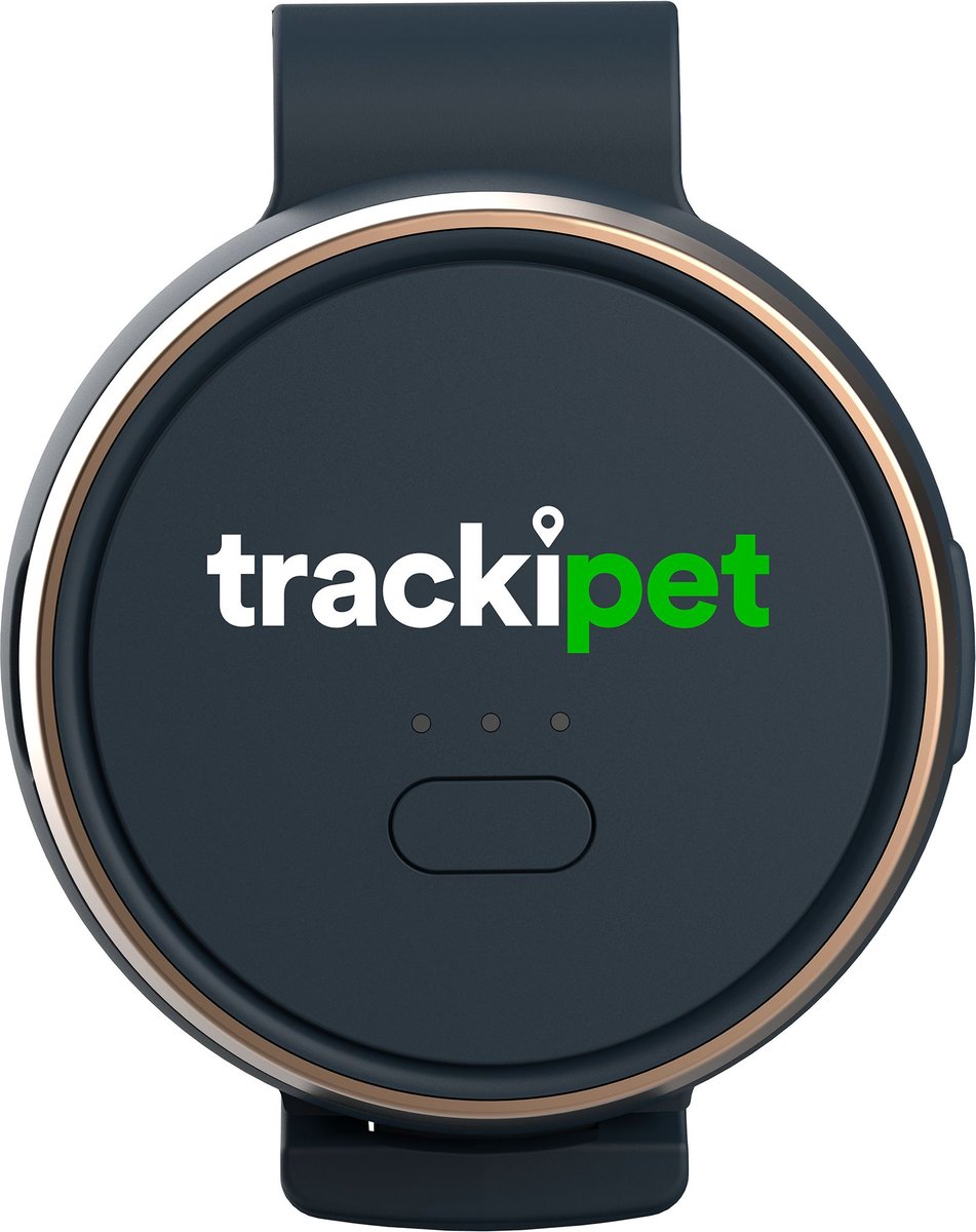 TRACKI TrackiPet Smart GPS Dog Tracker, Slate - Chewy.com