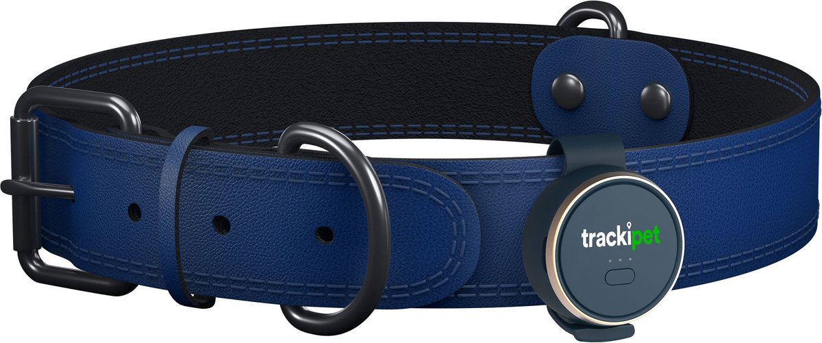 TRACKI TrackiPet Smart GPS Dog Tracker, Slate - Chewy.com