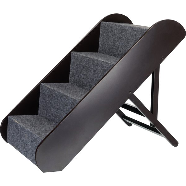 TRIXIE Adjustable Cat & Dog Stairs, Brown - Chewy.com